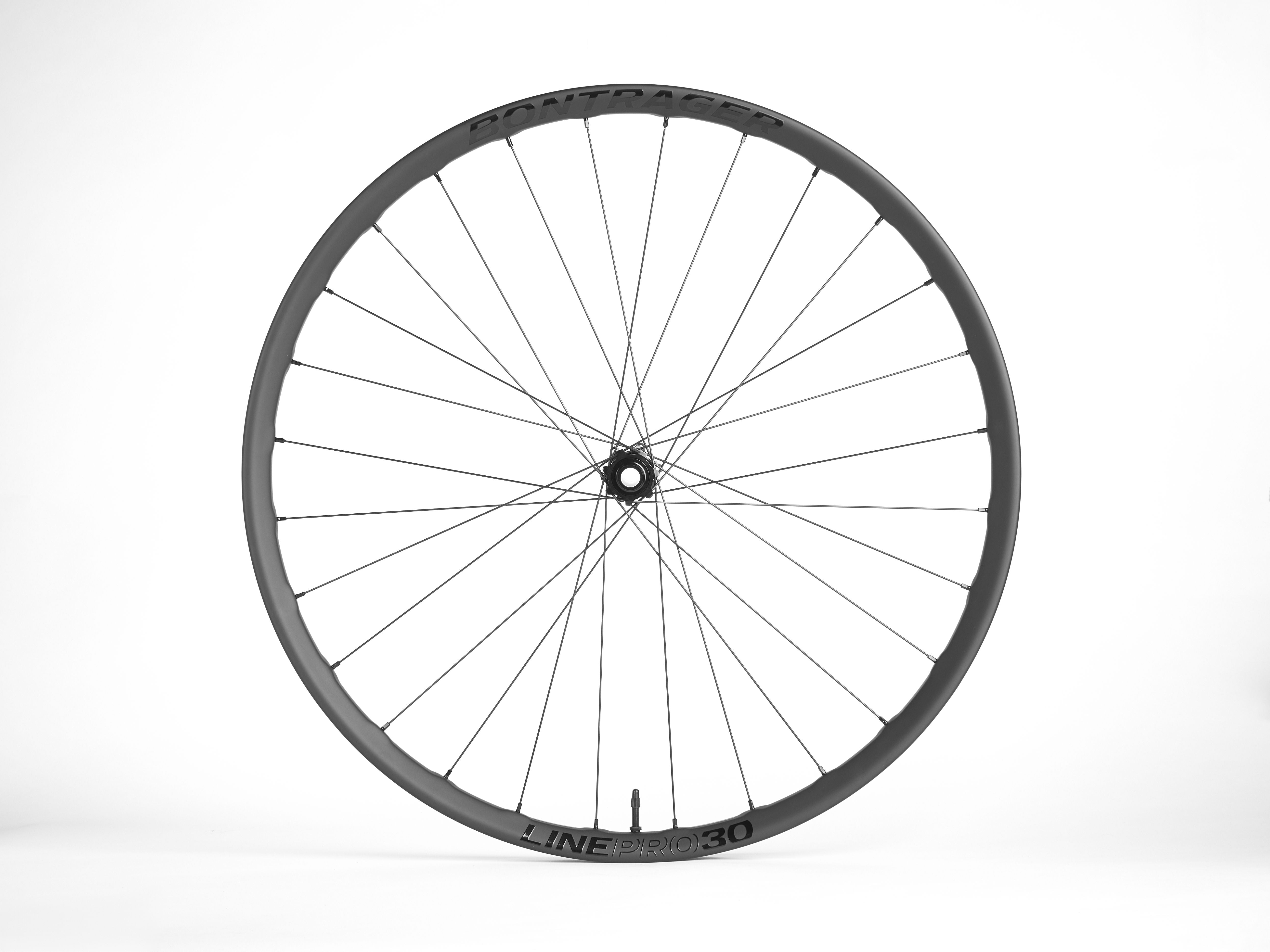 Wheel Front Bontrager Line Pro 30 TLR 27.5 Disc 110mm Black – Cahaba Cycles