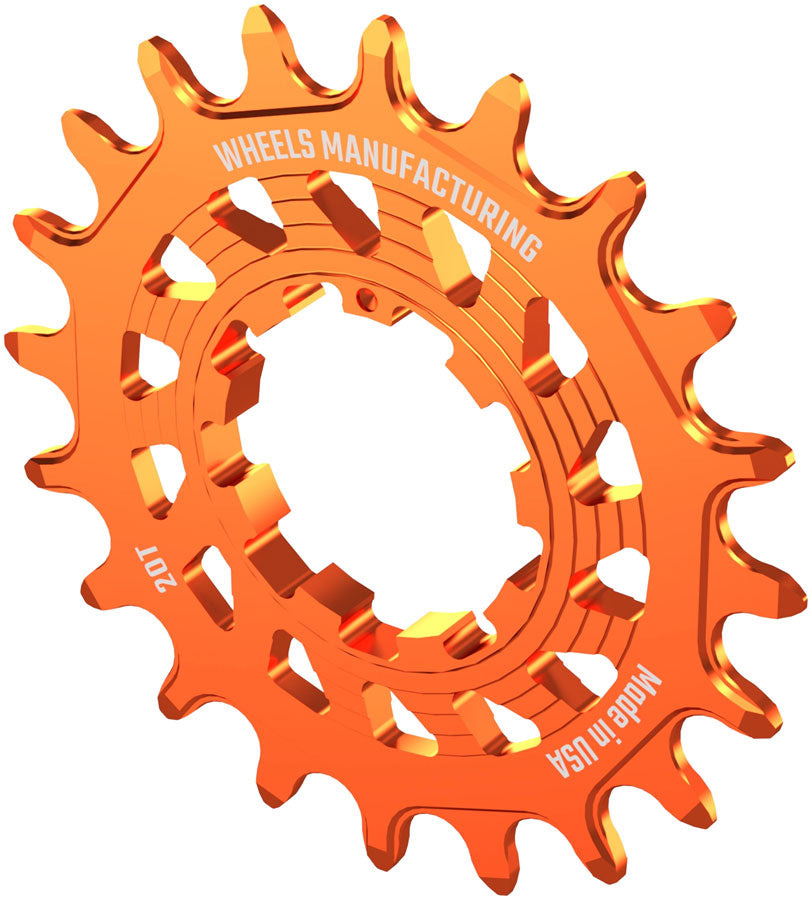 Wheels Manufacturing SOLO HG Cog - 20t Fits SOLO-HG Kits Orange ...