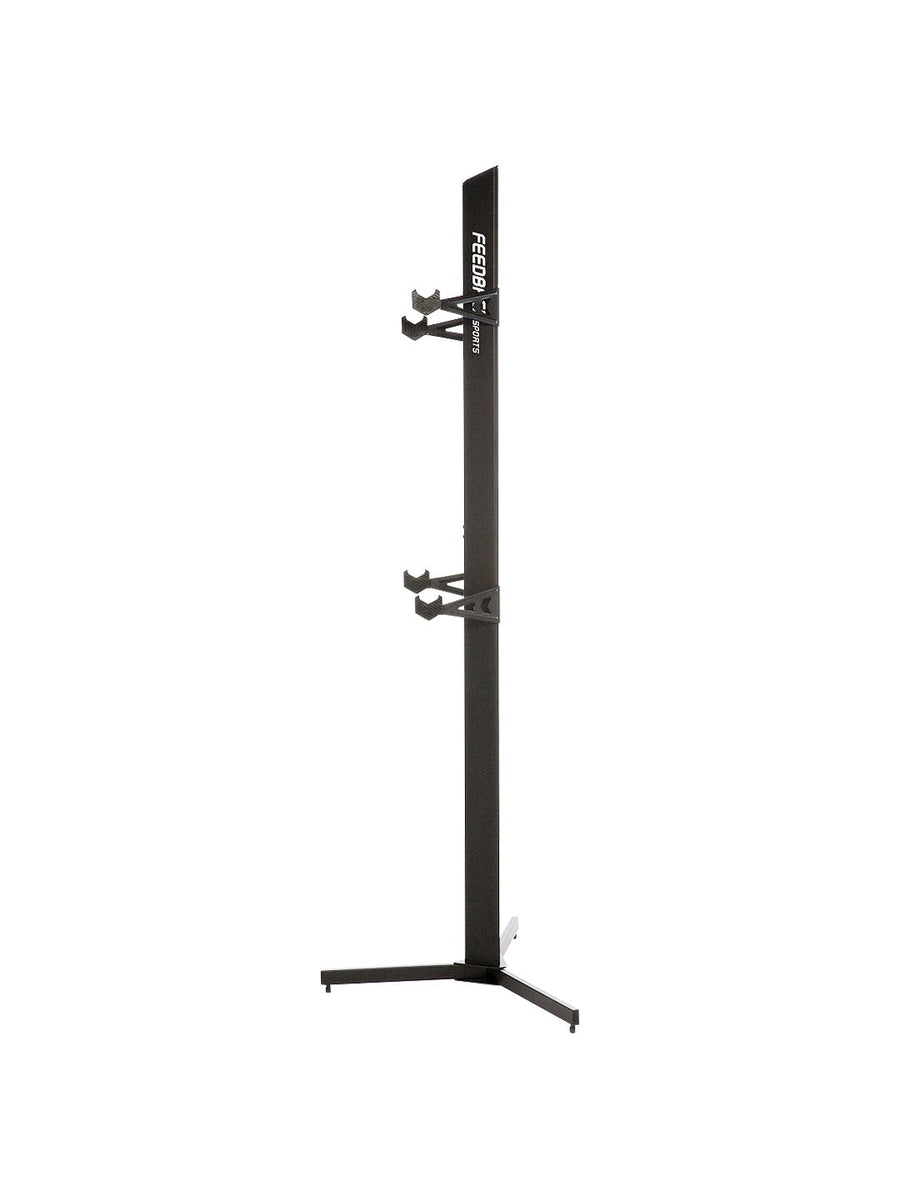 Feedback Sports Velo Cache Display Stand - 2-Bike Free-Standing Black ...